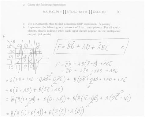 Solved Please Show Me How The K Map Was Created So That I Chegg Com