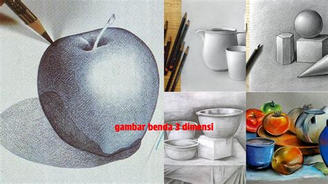 Cara Jitu Menggambar Gambar Benda 3 Dimensi Yang Realistis