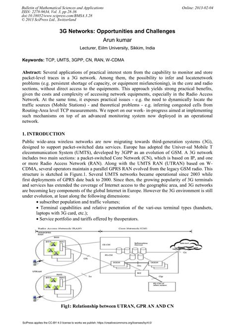 Pdf 3g Networks Opportunities And Challenges