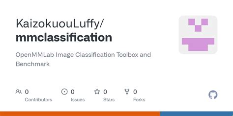 Github Kaizokuouluffymmclassification Openmmlab Image Classification Toolbox And Benchmark