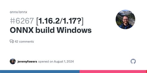1 16 2 1 17 ONNX Build Windows Issue 6267 Onnx Onnx GitHub