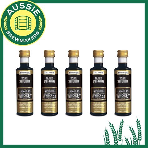 Top Shelf Single Whisky Pack Of 5 Aussie Brewmakers