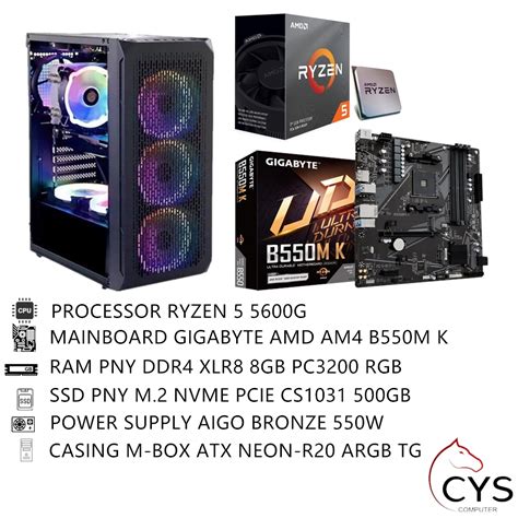 FULL SET BUDGET GAMING PC CUSTOM PC RYZEN Shopee Malaysia