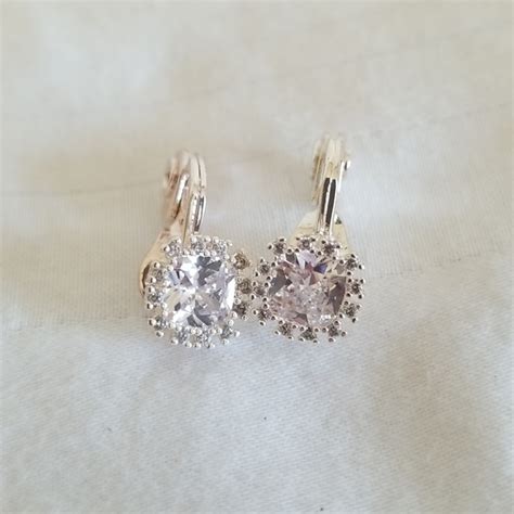 Tjg Jewelry Vintage Tjg Silver Rhinestone Clip On Earrings Poshmark