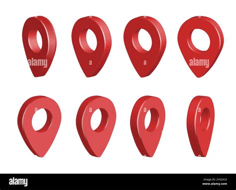 3d Map Pin Marker Icons Versatile Location Pointers For Maps Web And App Design Projects