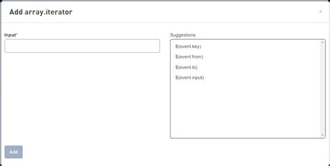 array iterator action