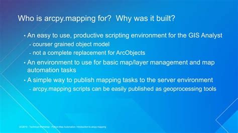 Python Map Automation Introduction Of Arcpy Mapping Pdf