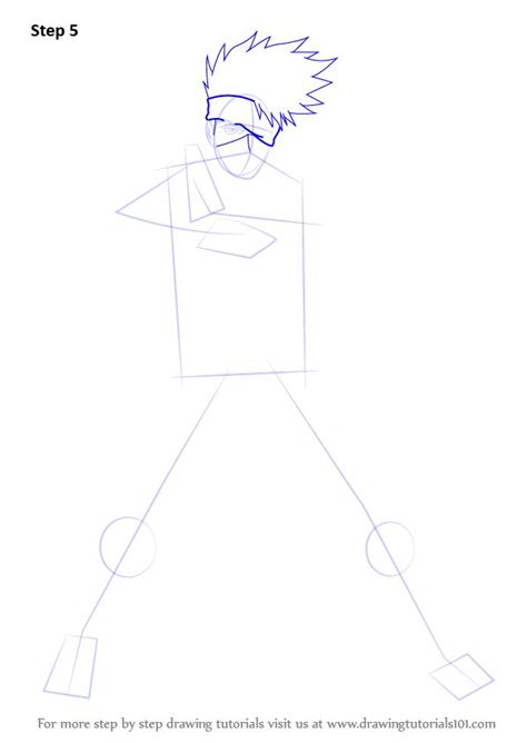 Learn How To Draw Kakashi Hatake From Naruto Naruto Step By Step
