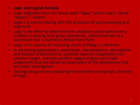 Solution Logic And Logical Analysis Studypool