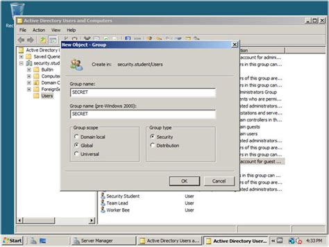 Windows 2008 Server Lesson 5 Creating Groups And Using Dsquery