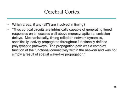 Ppt The Neural Basis Of Temporal Processing Powerpoint Presentation Free Download Id1729162
