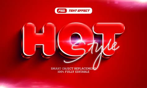 Artstation 3d Hot Psd Fully Editable Text Effect Layer Style Psd Mockup Template Artworks