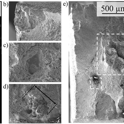 Sem Micrographs Of Fracture Surfaces A As Built Specimen After