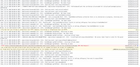 why the ad b2c token on my single page web app kept getting expired and require new signin