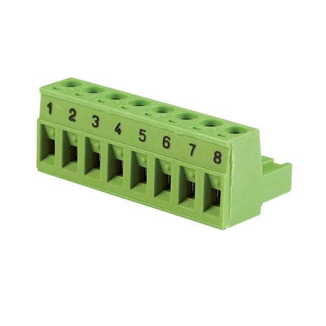 8 Position Pluggable Terminal Block Screw Connector Terminal Wiring