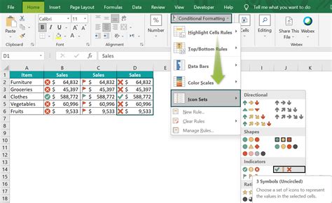 Icon Sets In Excel Conditional Formatting Examples How To Use