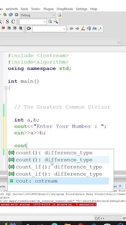 C Program To Find Gcd Youtube