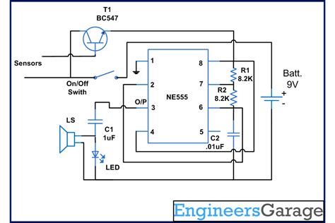 Water Flow Sensor Circuit Diagram