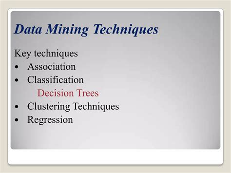 Data Mining Technique Decision Tree Pptx Computer Software And Applications Computing