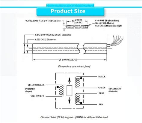 Vrms Power Supply UNIVO UHRBY Distance Measuring Sensor For Linear Displacement