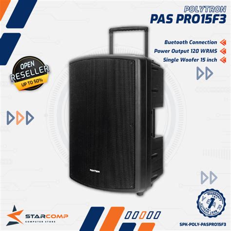 Polytron Professional Speaker Portable Bluetooth Karaoke Lazada Indonesia