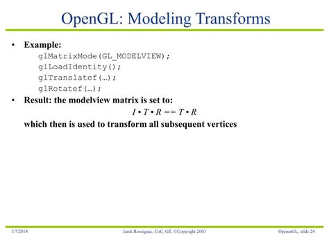 Ppt Opengl Introduction Powerpoint Presentation Free Download Id