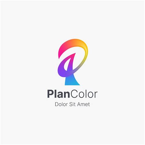 Premium Vector Abstract Colorful Letter P Logo