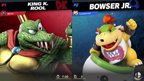 Bowser Vs King K Rool