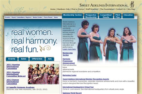 Be In The Know Sweet Adelines International 2011
