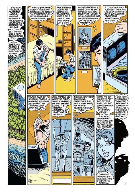 Comic Excerpt Dick Grayson Becomes Nightwing Tales Of The Teen