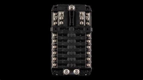 12 Way Blade Fuse Block W Ground Current Connected