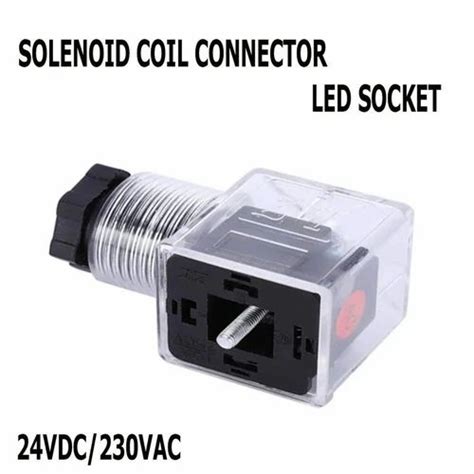 Solenoid Coil Led Connector Plug At ₹ 55 In New Delhi Id 2849753059697