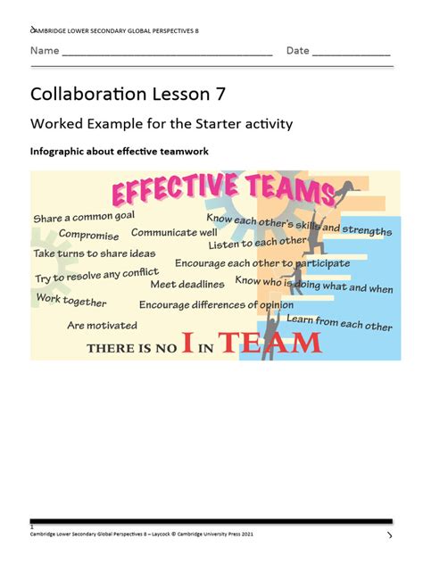 collaboration lesson 7 worked example for the starter activity pdf