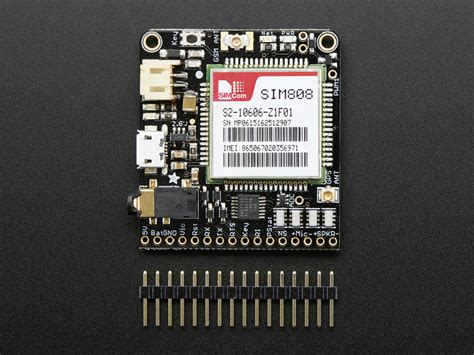 Adafruit Fona 808 — Mini Cellular Gsm Gps Breakout Raspberry Pi в
