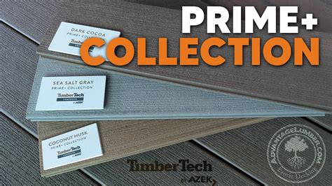 Color Comparison Of Timbertech Prime Collection By Azek Youtube