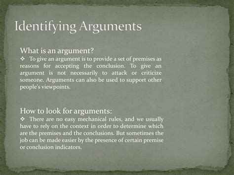 1 2 Identifying Arguments Xncuc