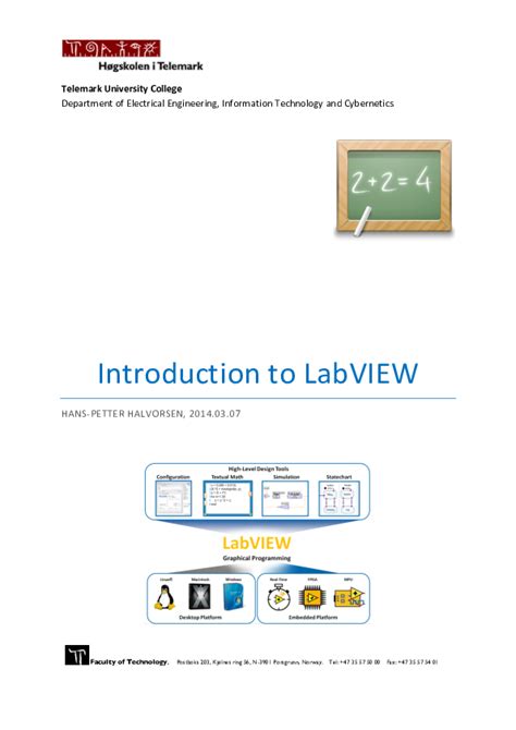 Pdf Introduction To Labview