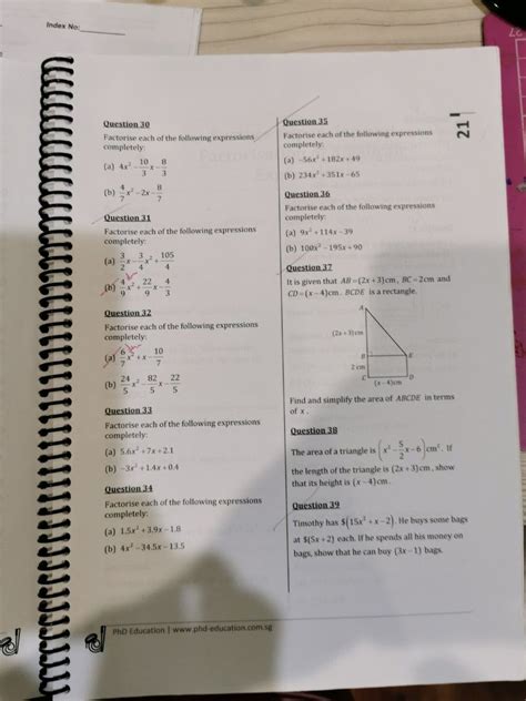 Maths Sec 2 Phd Education Most Comprehensive Maths Exam Package Hobbies And Toys Books