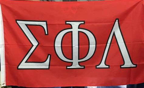 Phi Lamb Flag In The Store Ready To Sell And Hand Flags A Available