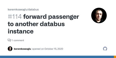 forward passenger to another databus instance · issue 114 · keremkoseoglu databus · github
