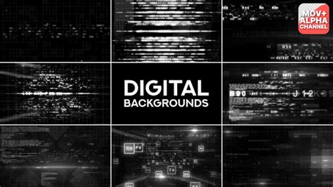 Collection Of Digital Backgrounds Motion Graphics Backgrounds Motion