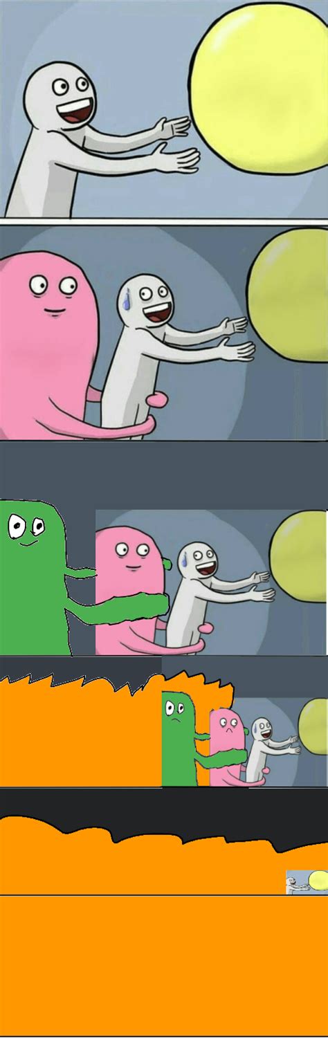 6 Panel Running Away Balloon Blank Template Imgflip