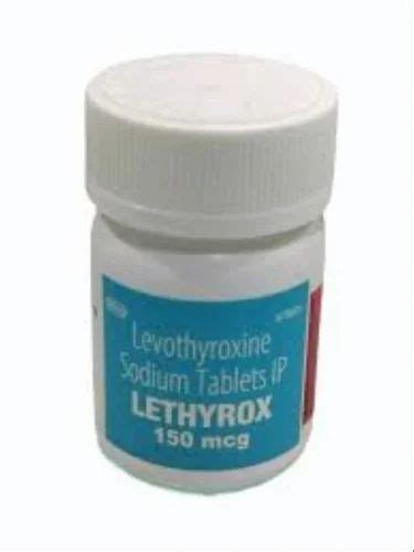 150mcg Lethyrox Levothyroxine Sodium Tablets At ₹ 1670bottle