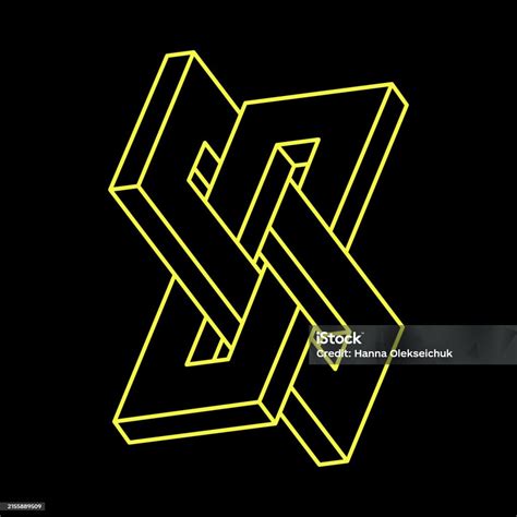 Impossible Shapes Sacred Geometry Optical Illusion Figure Abstract Eternal Geometric Object