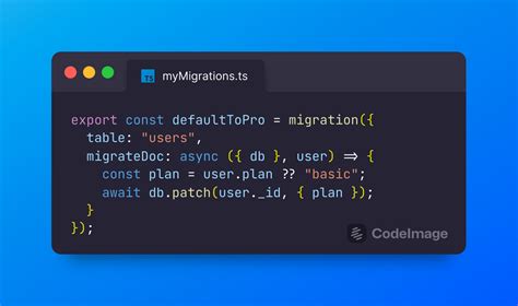 Migrating Data With Mutations