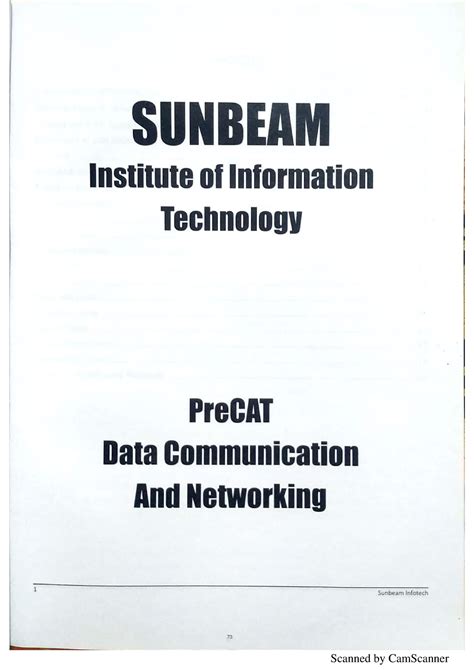 DCN Sunbeam Book Good MBA Studocu