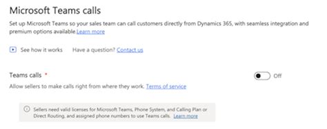 Can T Enable Microsoft Teams Dialer For Dynamics Sales Dynamics Sales Microsoft Learn