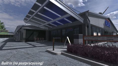 3D Model Mall Enviroment Unity3D VR AR Low Poly CGTrader