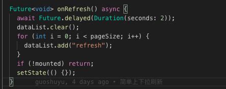 点击刷新demo未刷新完成直接返回会造成崩溃 Issue CarGuo gsy flutter demo GitHub