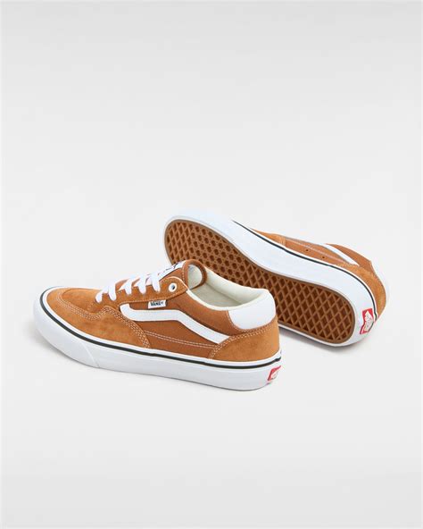 Skate Rowan Shoes In Orangebrown Vans Uk